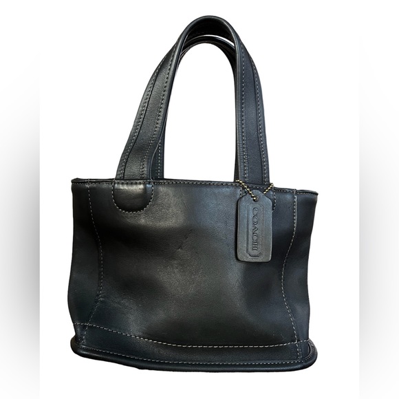Coach | Bags | Vintage Coach Mini Bleeker Small Bucket Tote Black ...